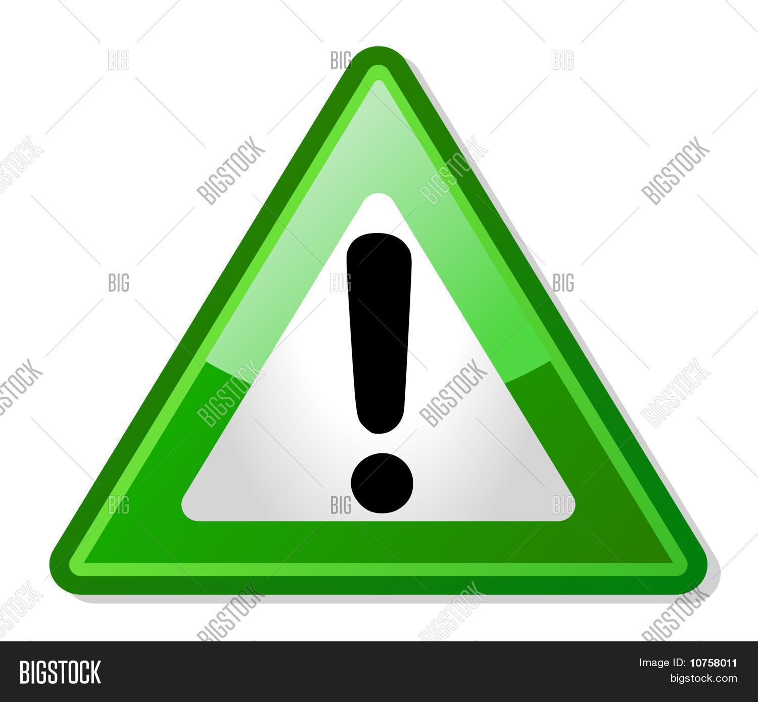Green Exclamation Mark Image & Photo (Free Trial) | Bigstock