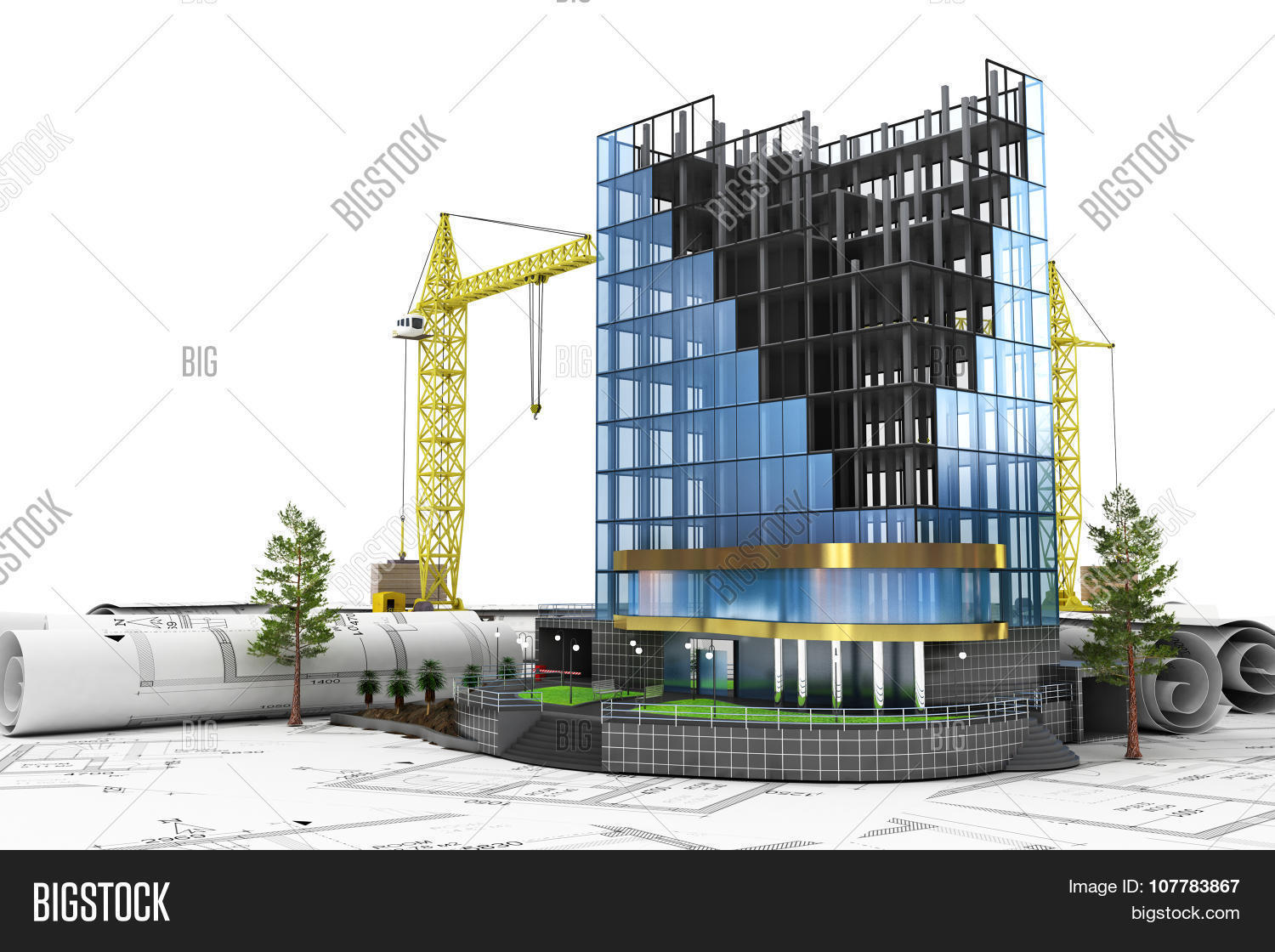 Abstract 3D Building Image & Photo (Free Trial) | Bigstock