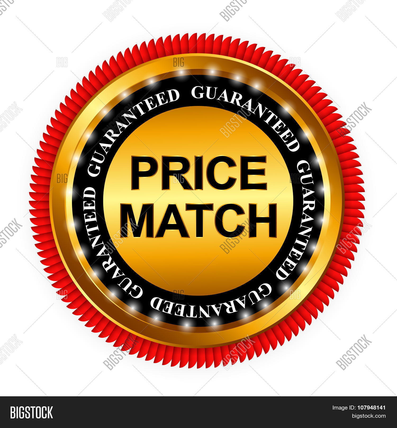 Price Match Guarantee Vector & Photo (Free Trial) | Bigstock