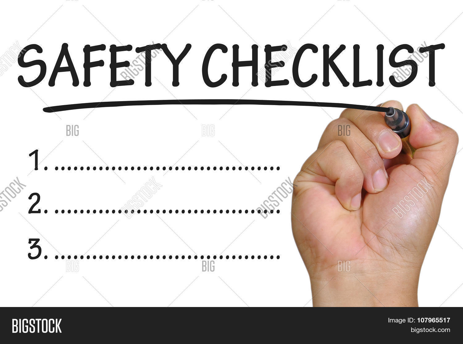 Hand Writing Safety Image & Photo (Free Trial) | Bigstock