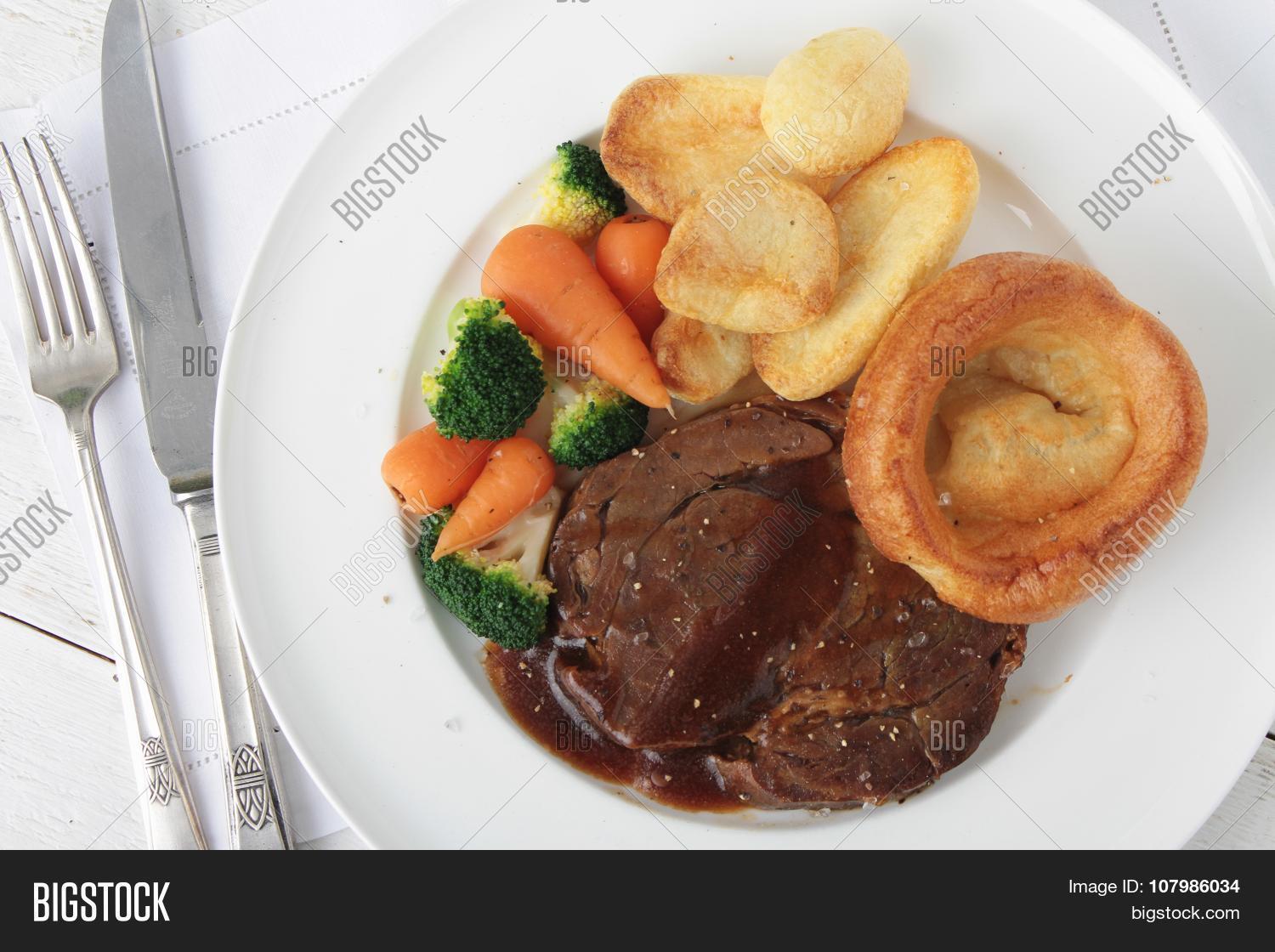 Plated Roast Beef Image & Photo (Free Trial) | Bigstock