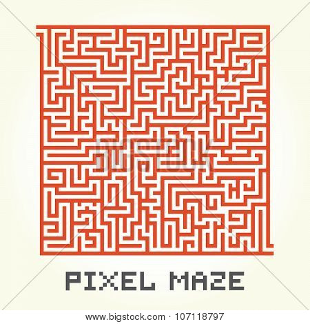 Pixel Art Maze Vector & Photo (Free Trial) | Bigstock