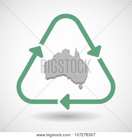 Line Art Recycle Sign Vector & Photo (Free Trial) | Bigstock