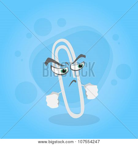 Paperclip Cartoon Vector & Photo (Free Trial) | Bigstock