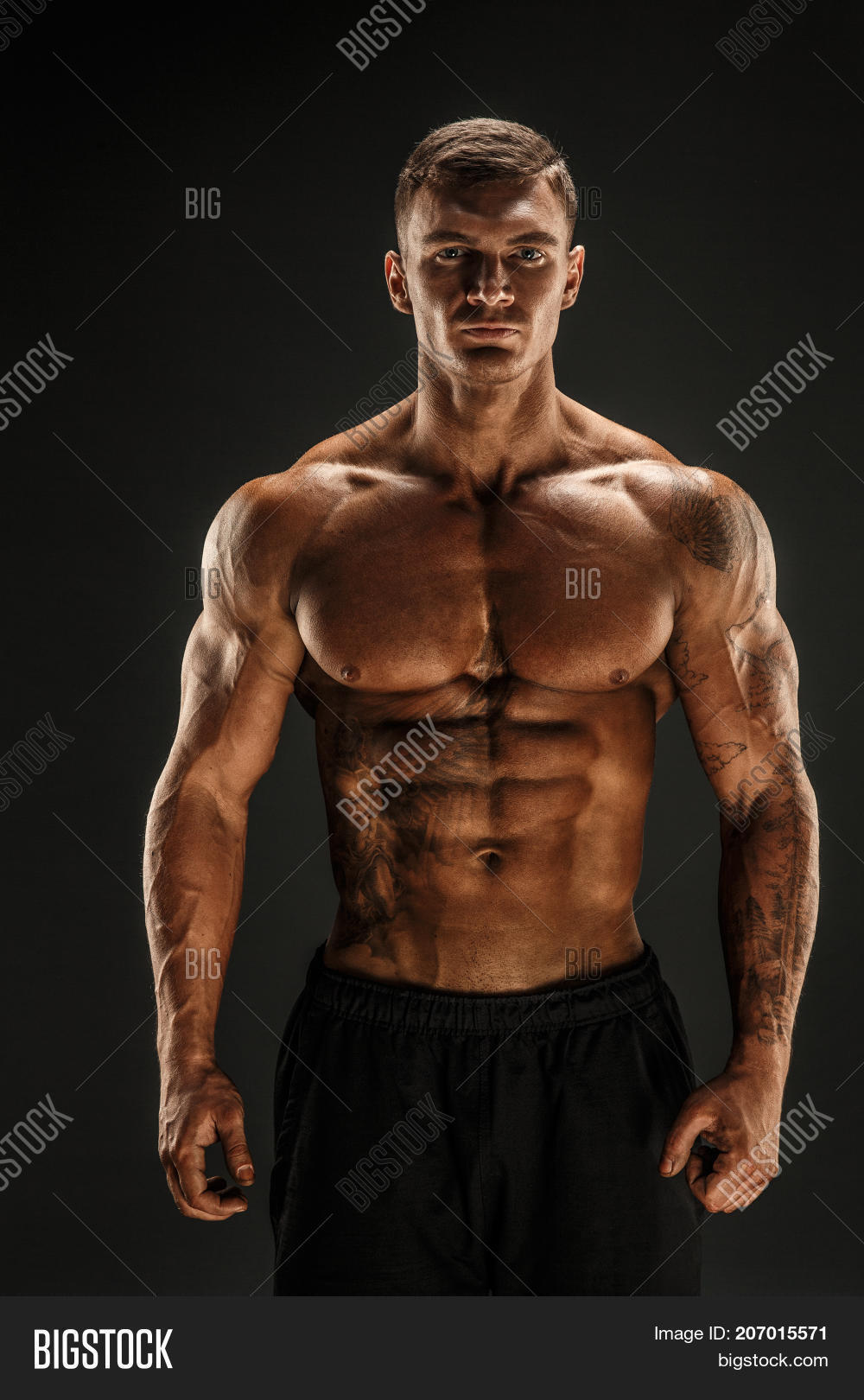 Very Brawny Guy Image & Photo (Free Trial) | Bigstock