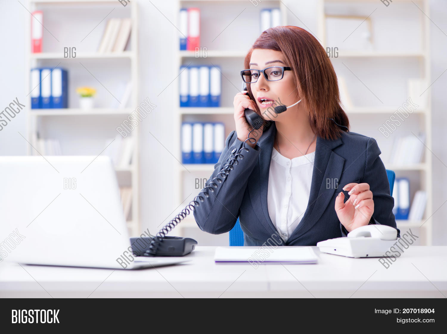 Frustrated Call Center Image & Photo (Free Trial) | Bigstock