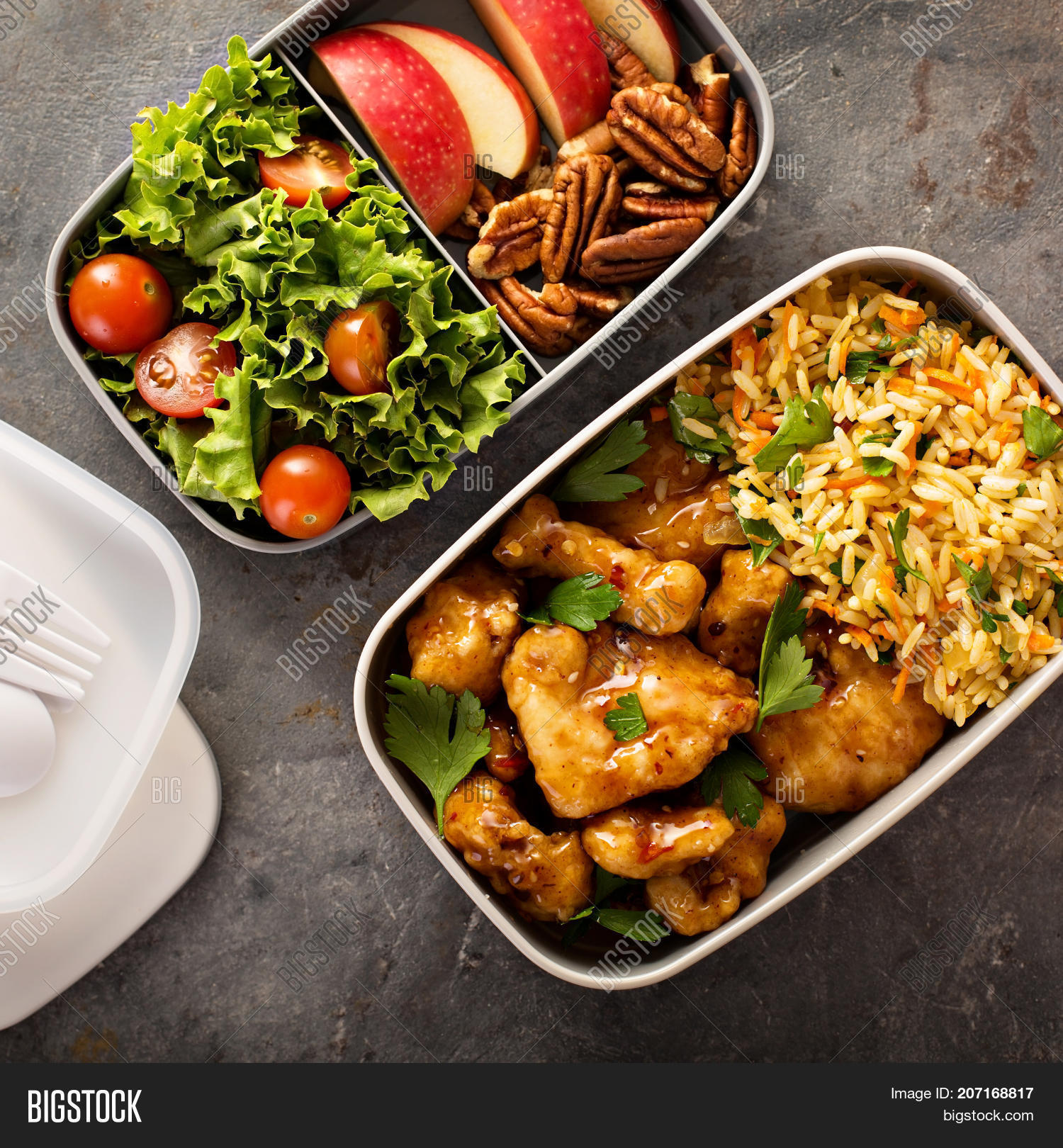 Lunch Boxes Food Ready Image & Photo (Free Trial) | Bigstock
