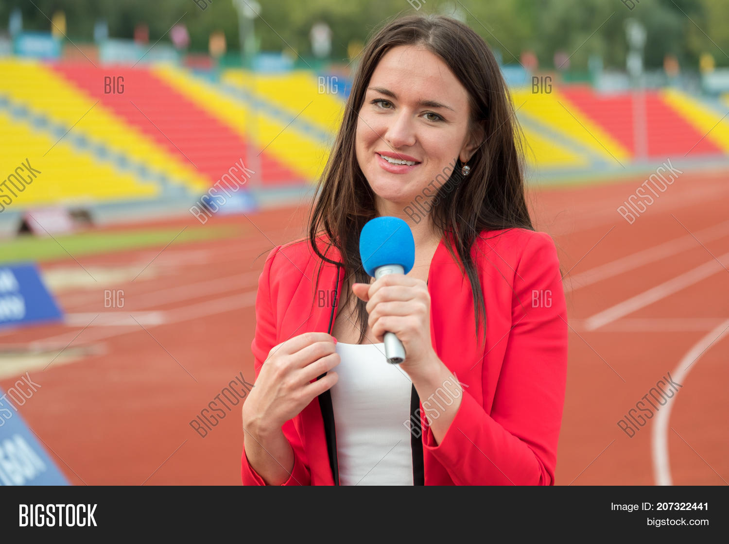 Young Girl TV Reporter Image & Photo (Free Trial) | Bigstock