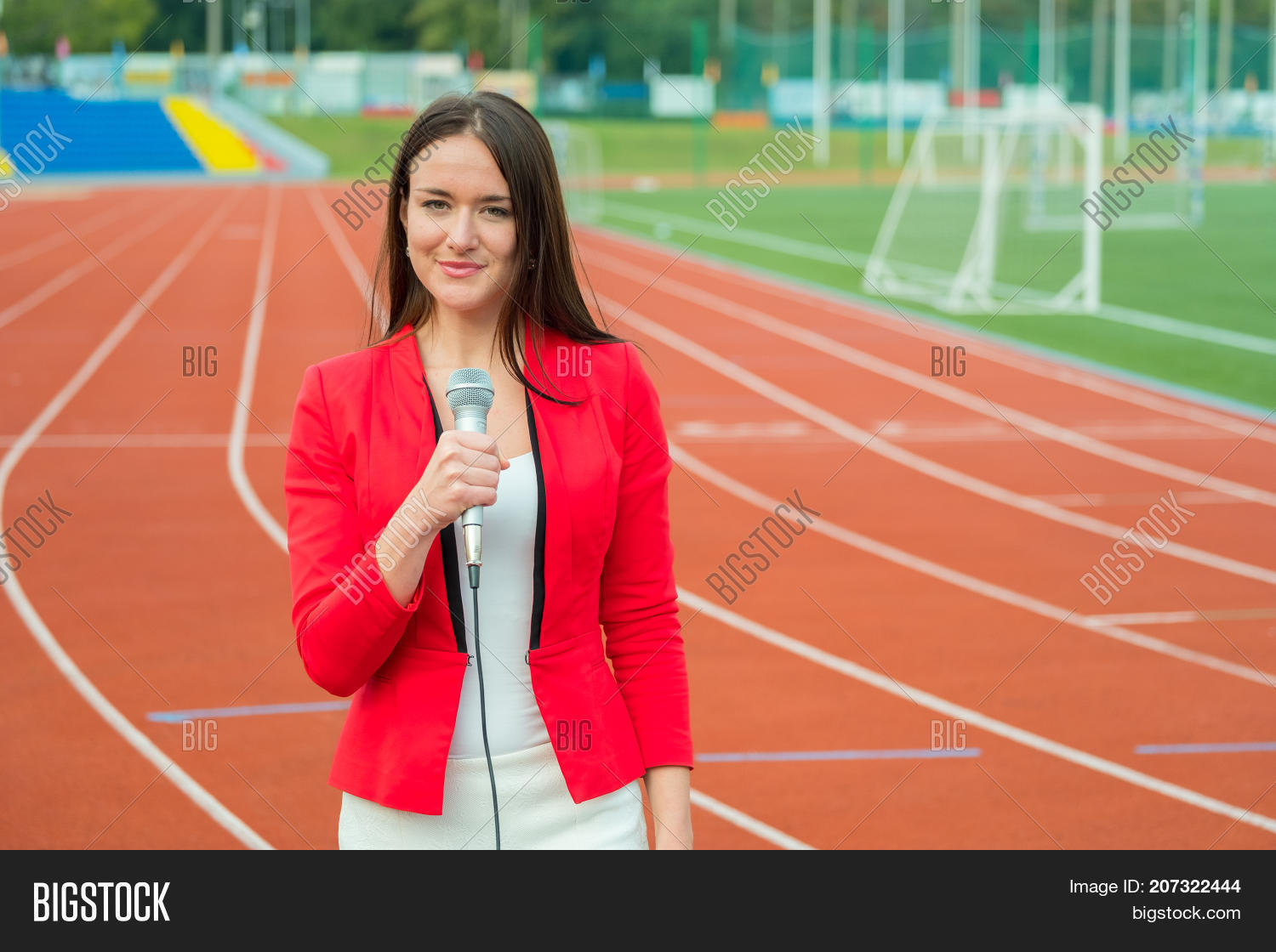 Young Girl TV Reporter Image & Photo (Free Trial) | Bigstock