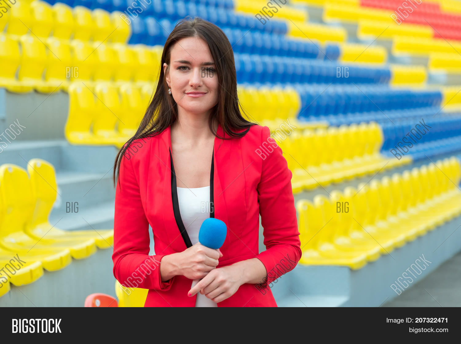 Young Girl TV Reporter Image & Photo (Free Trial) | Bigstock