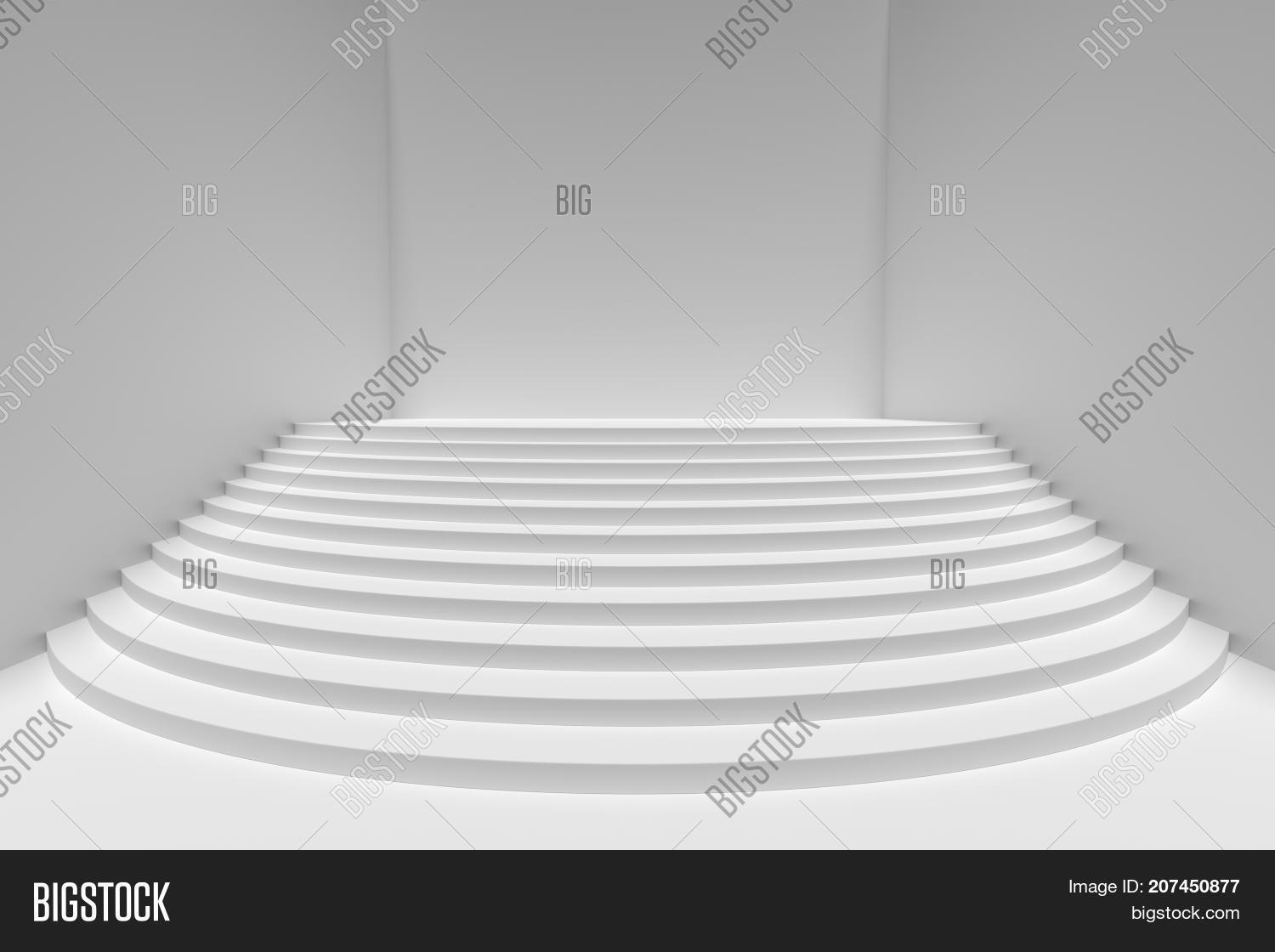 Stage White Round Image & Photo (Free Trial) | Bigstock