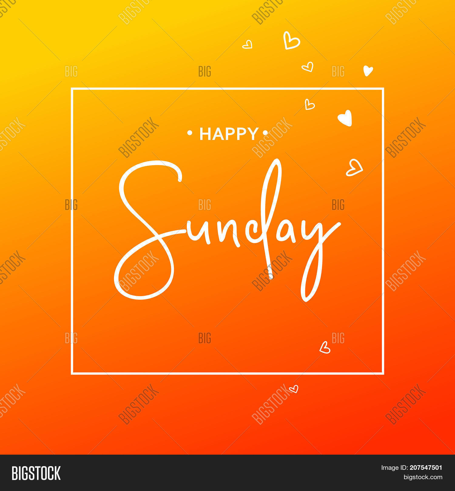 Happy Sunday. Vector & Photo (Free Trial) | Bigstock