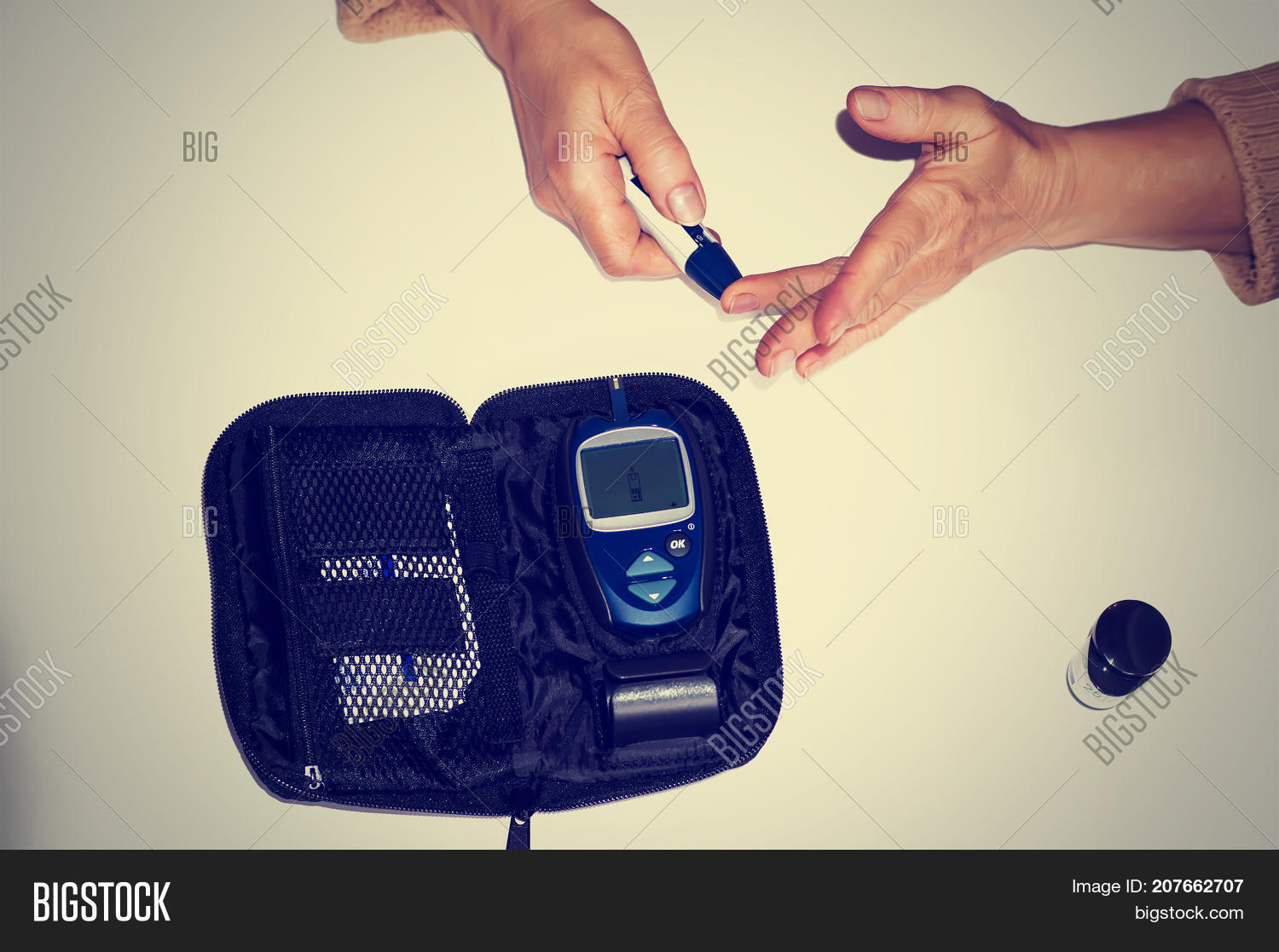 Measuring Blood Sugar Image & Photo (Free Trial) | Bigstock