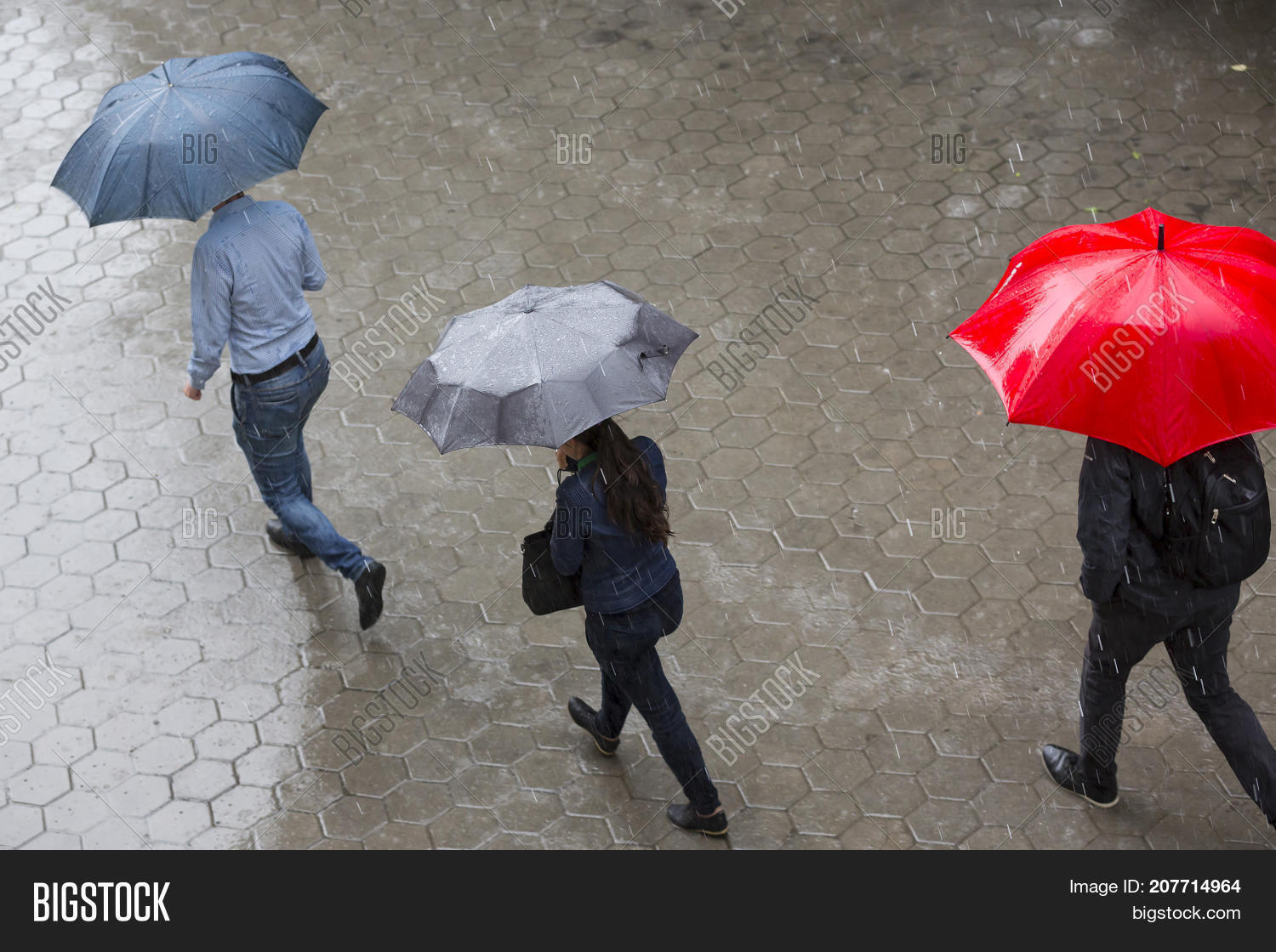 Rainy Weather Umbrella Image & Photo (Free Trial) | Bigstock
