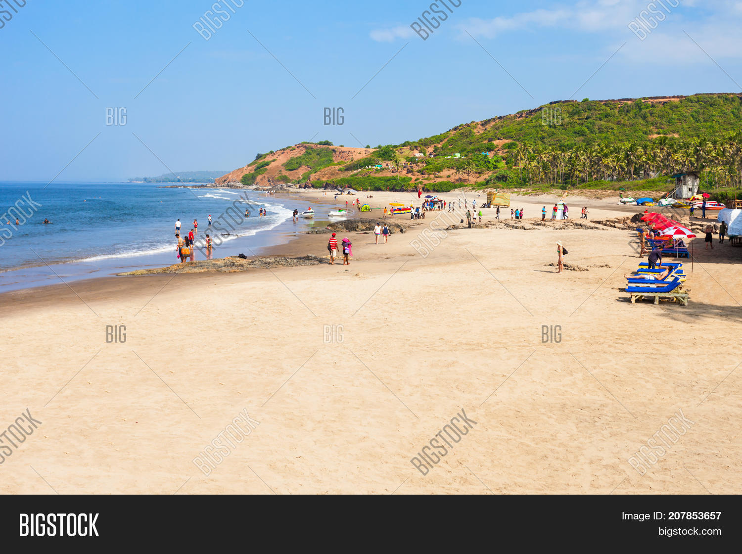 Beach Goa, India Image & Photo (Free Trial) | Bigstock