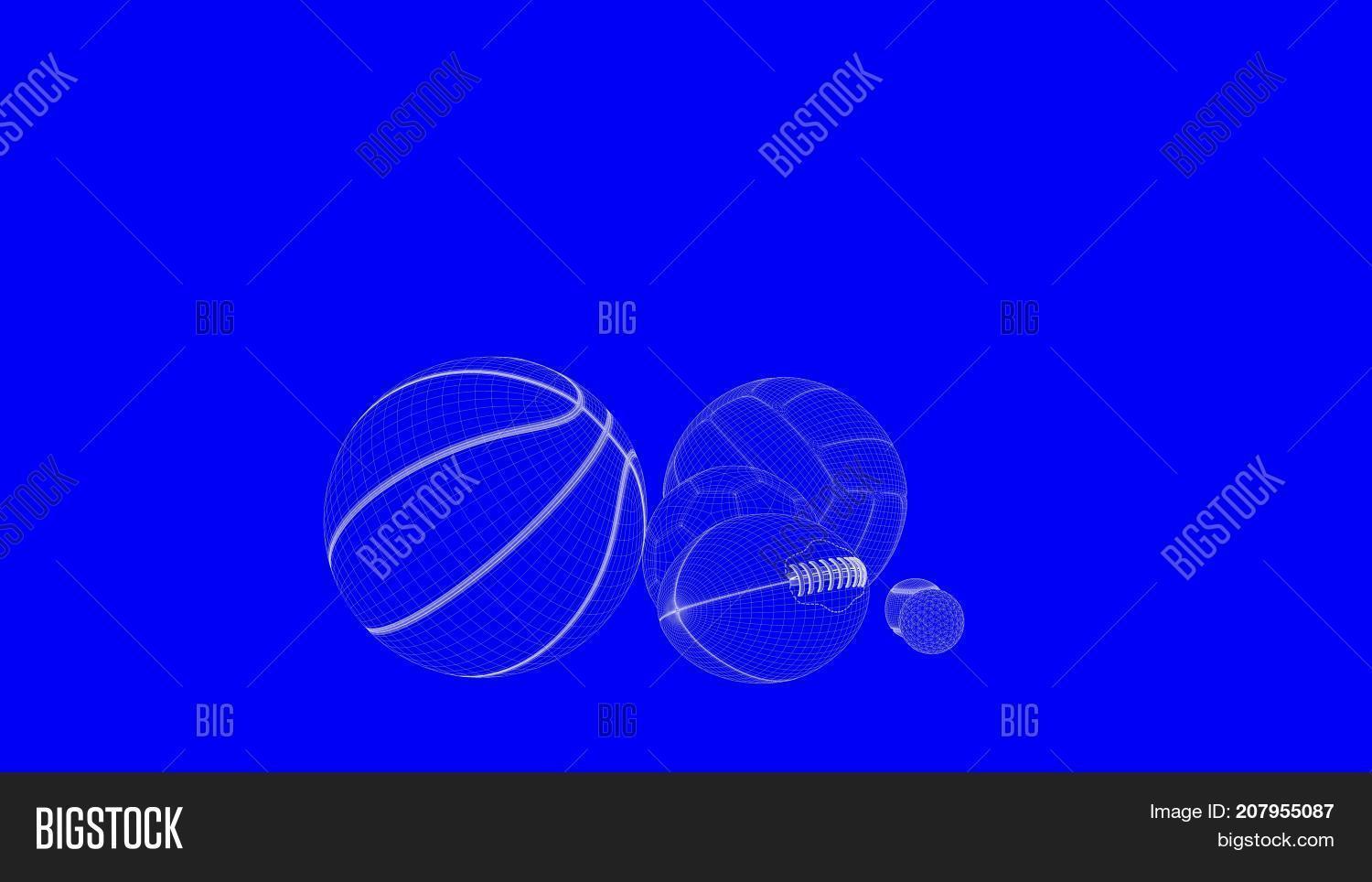 3D Rendering Blueprint Image & Photo (Free Trial) | Bigstock