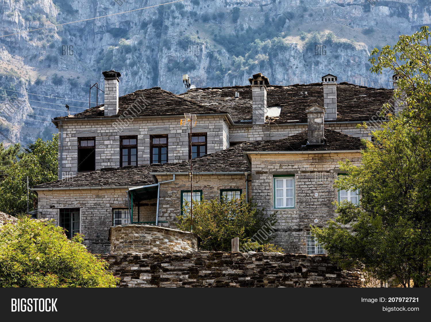 Old Stone Houses Image & Photo (Free Trial) | Bigstock