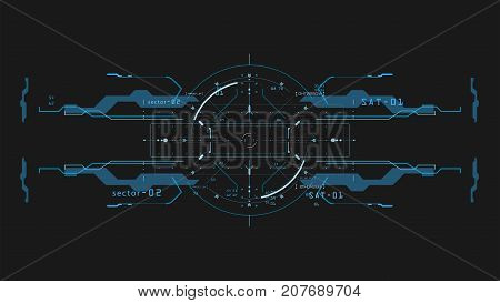 Sci-Fi UI Pack. Vector & Photo (Free Trial) | Bigstock