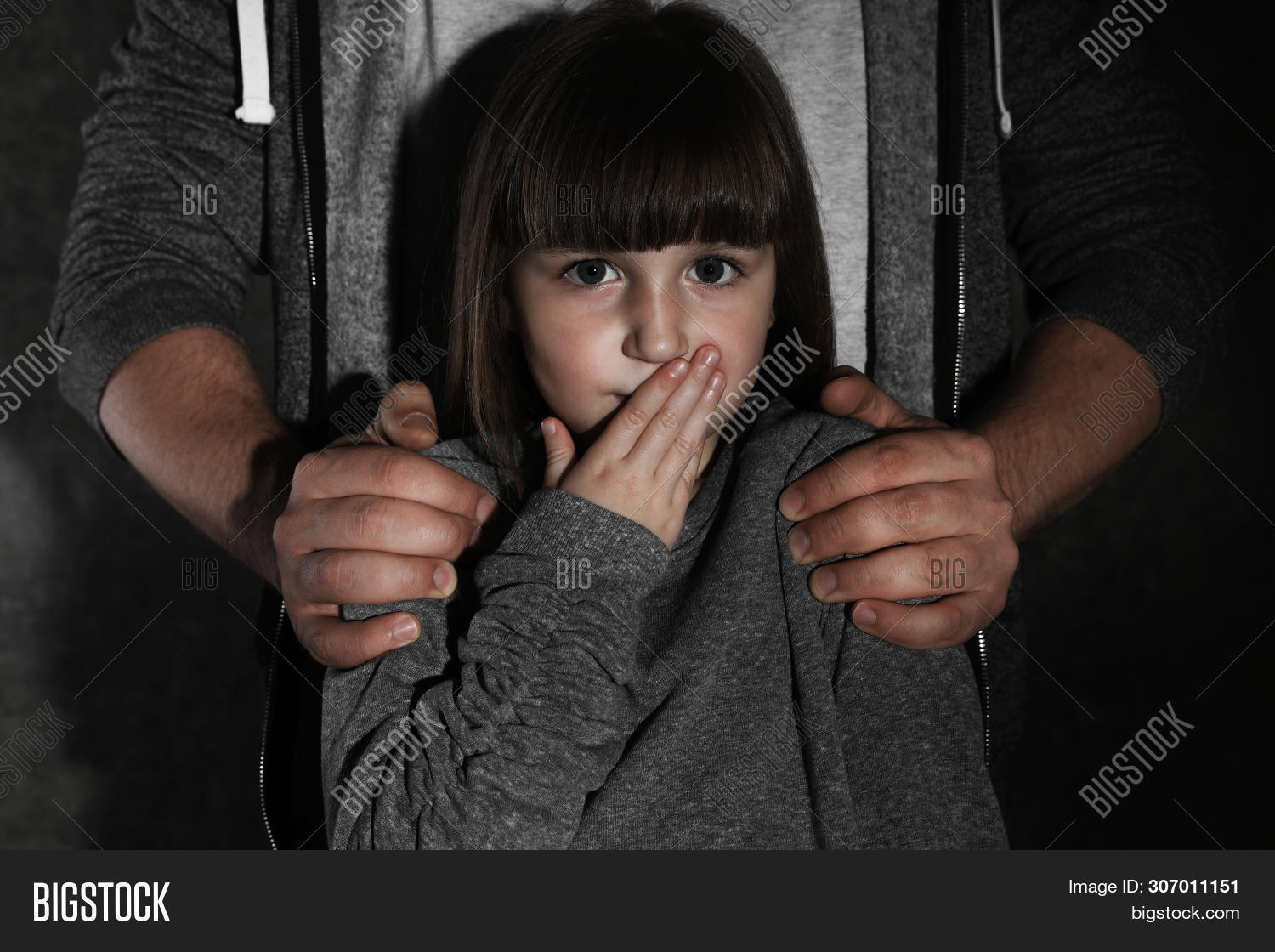 Scared Little Girl Image & Photo (Free Trial) | Bigstock