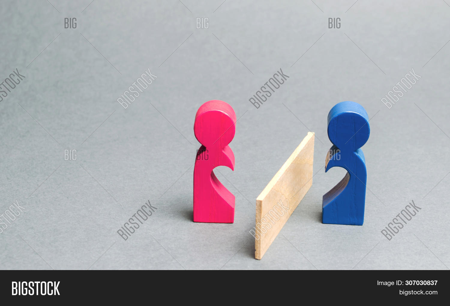 Couple Lovers Divided Image & Photo (Free Trial) | Bigstock