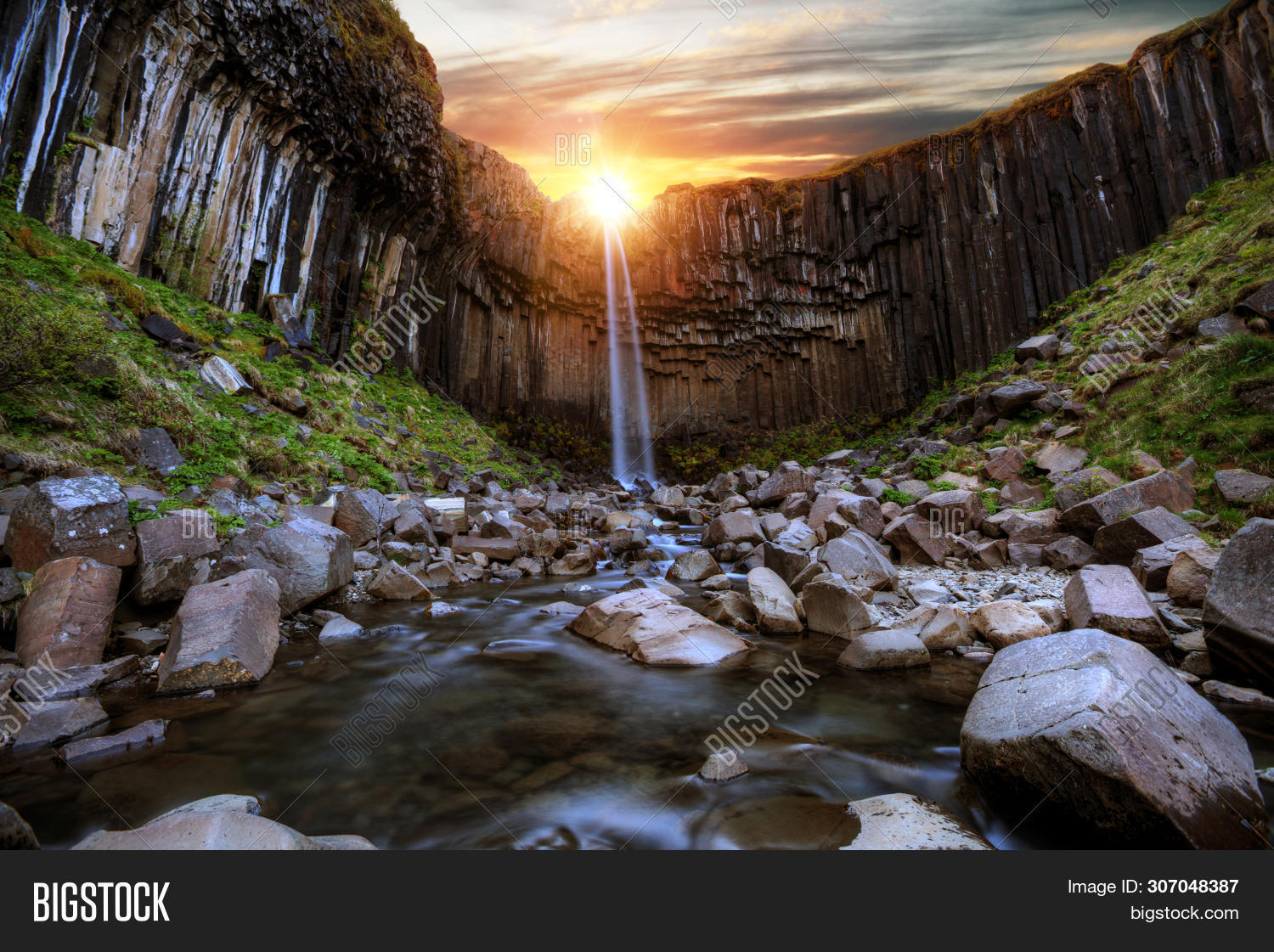 Svartifoss Waterfall Image & Photo (Free Trial) | Bigstock