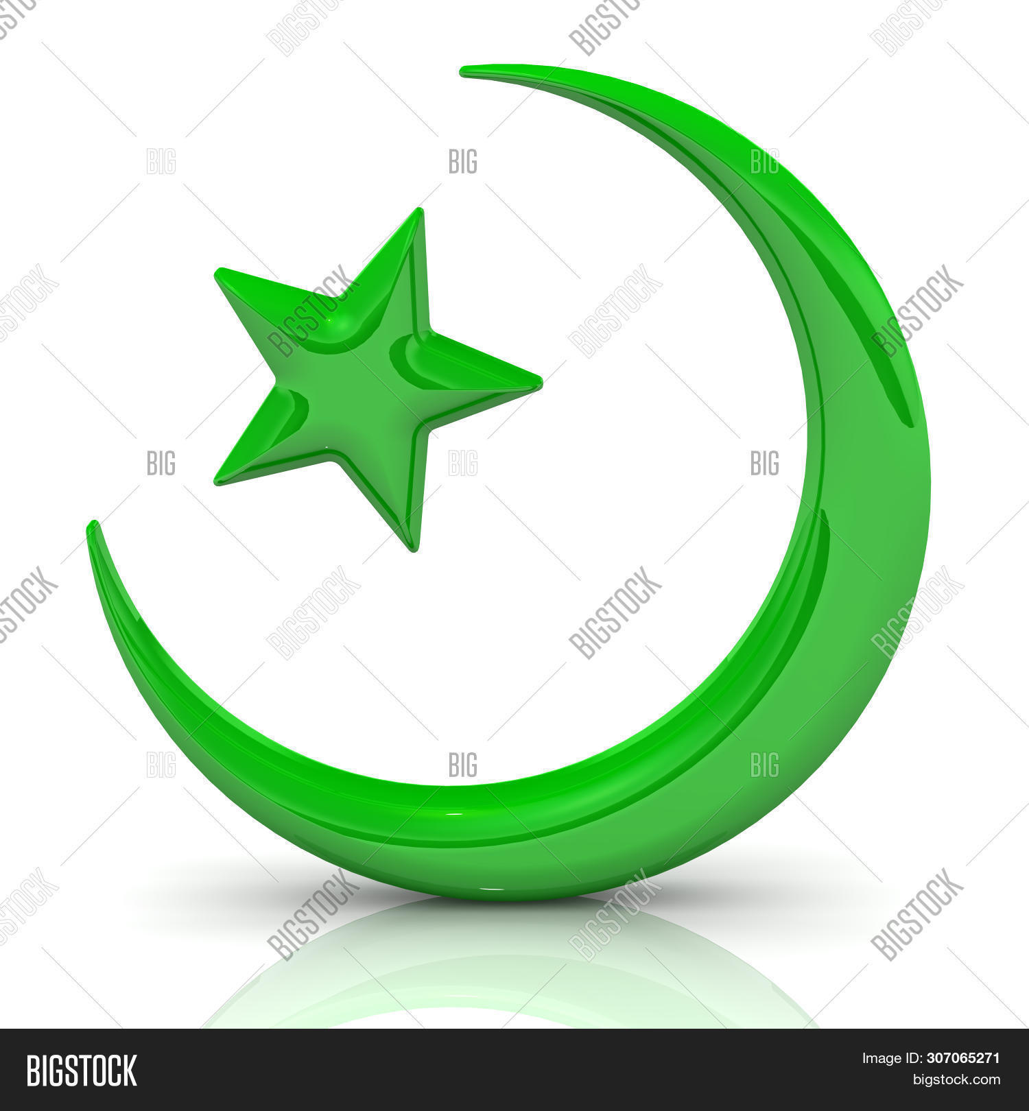Symbol Islam. Green Image & Photo (Free Trial) | Bigstock
