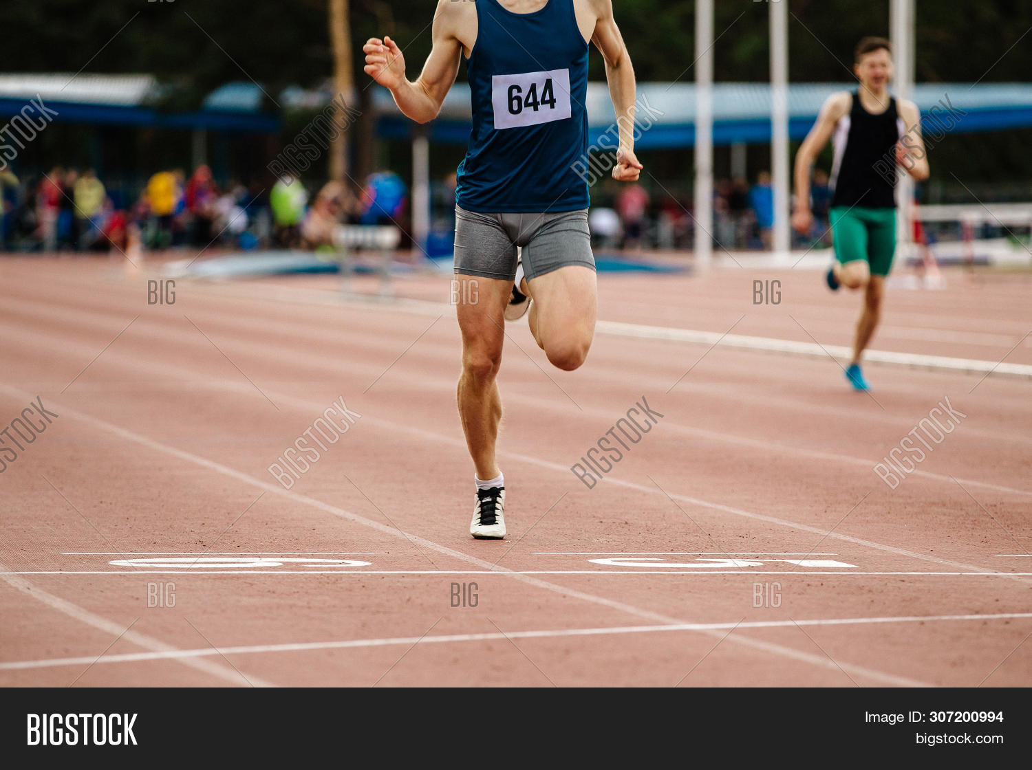 Finish Line Athlete Image & Photo (Free Trial) | Bigstock