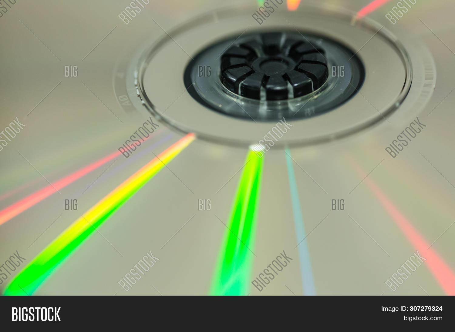 Cd Colorful Reflection Image & Photo (Free Trial) | Bigstock