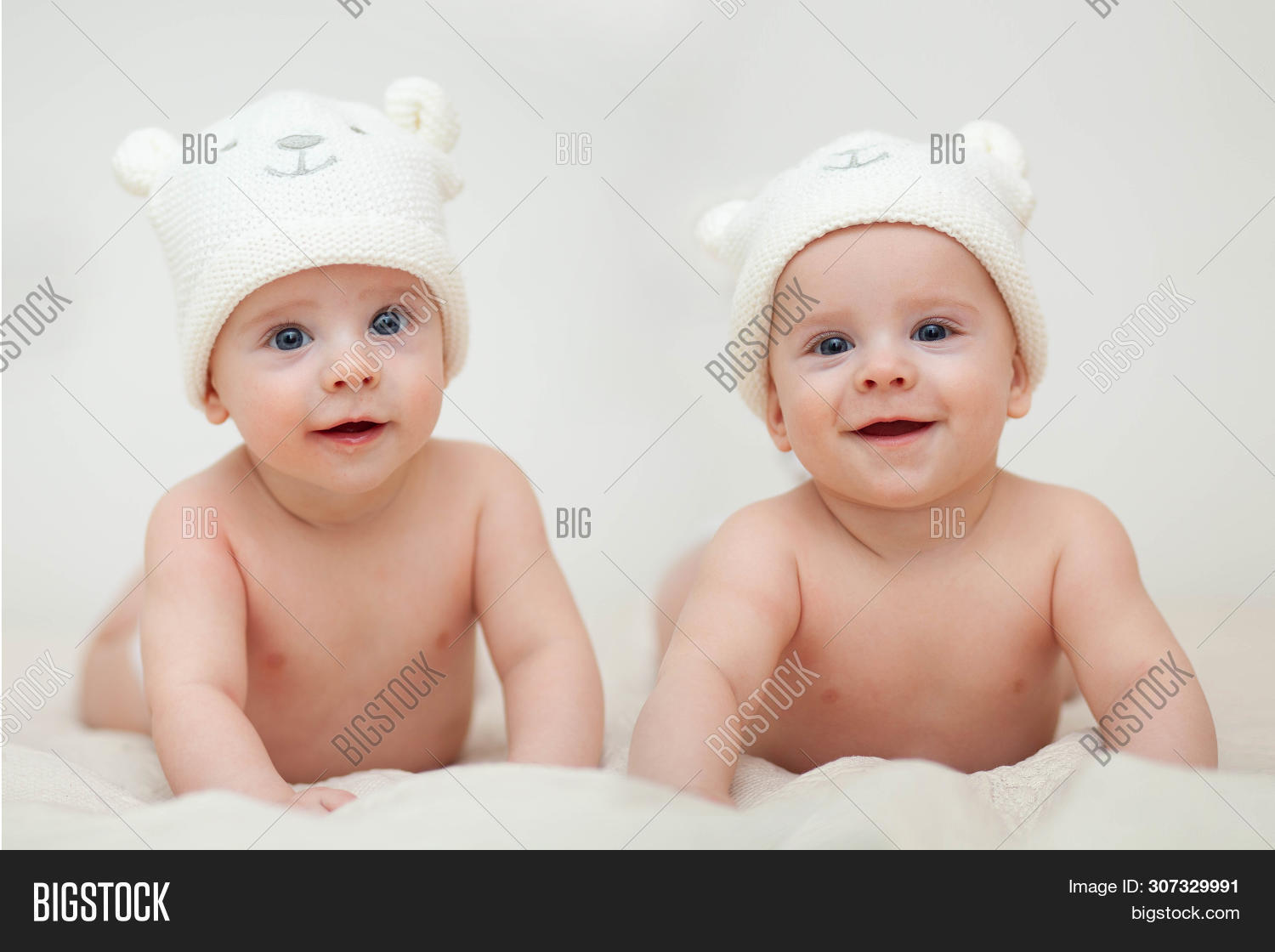 Cute Little Baby Twins Image & Photo (Free Trial) | Bigstock