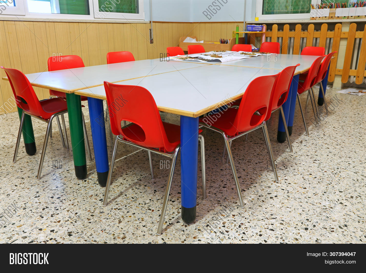 Small Red Chairs Low Image & Photo (Free Trial) | Bigstock