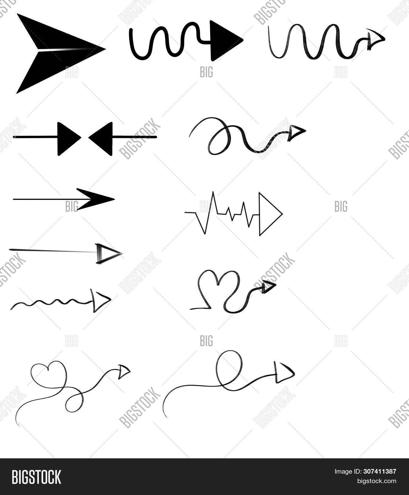 Vários Tipos De Seta Image & Photo (Free Trial) | Bigstock