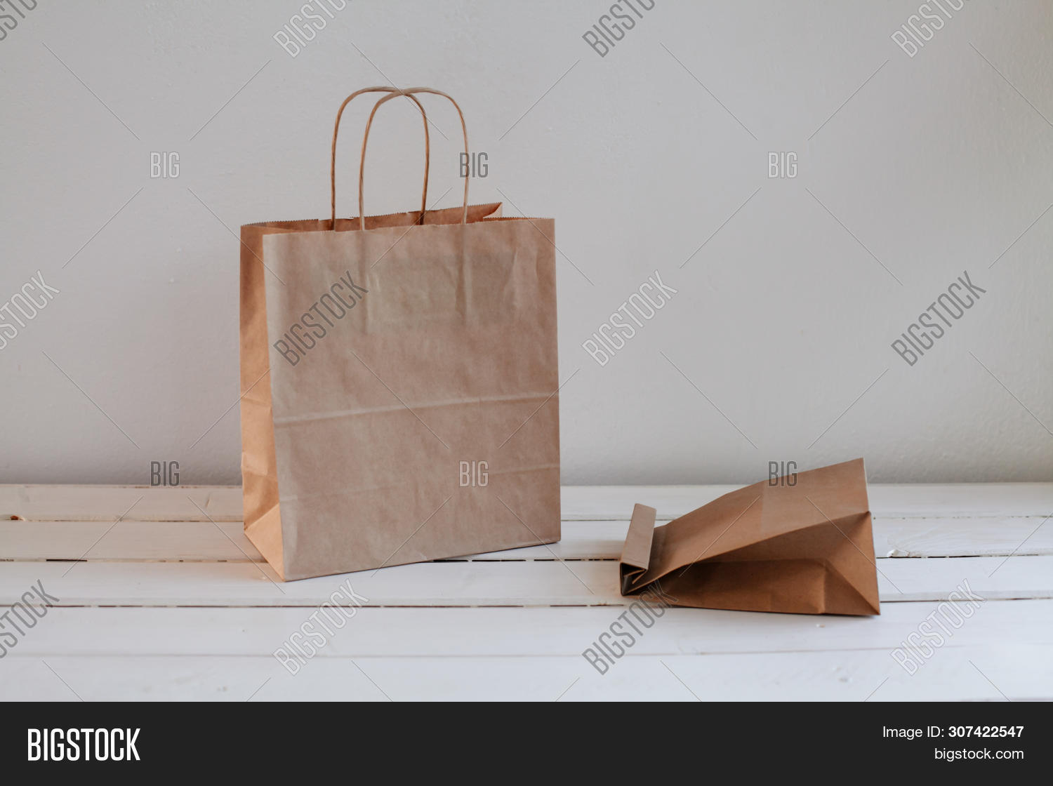 Two Papers Bags On Image & Photo (Free Trial) | Bigstock