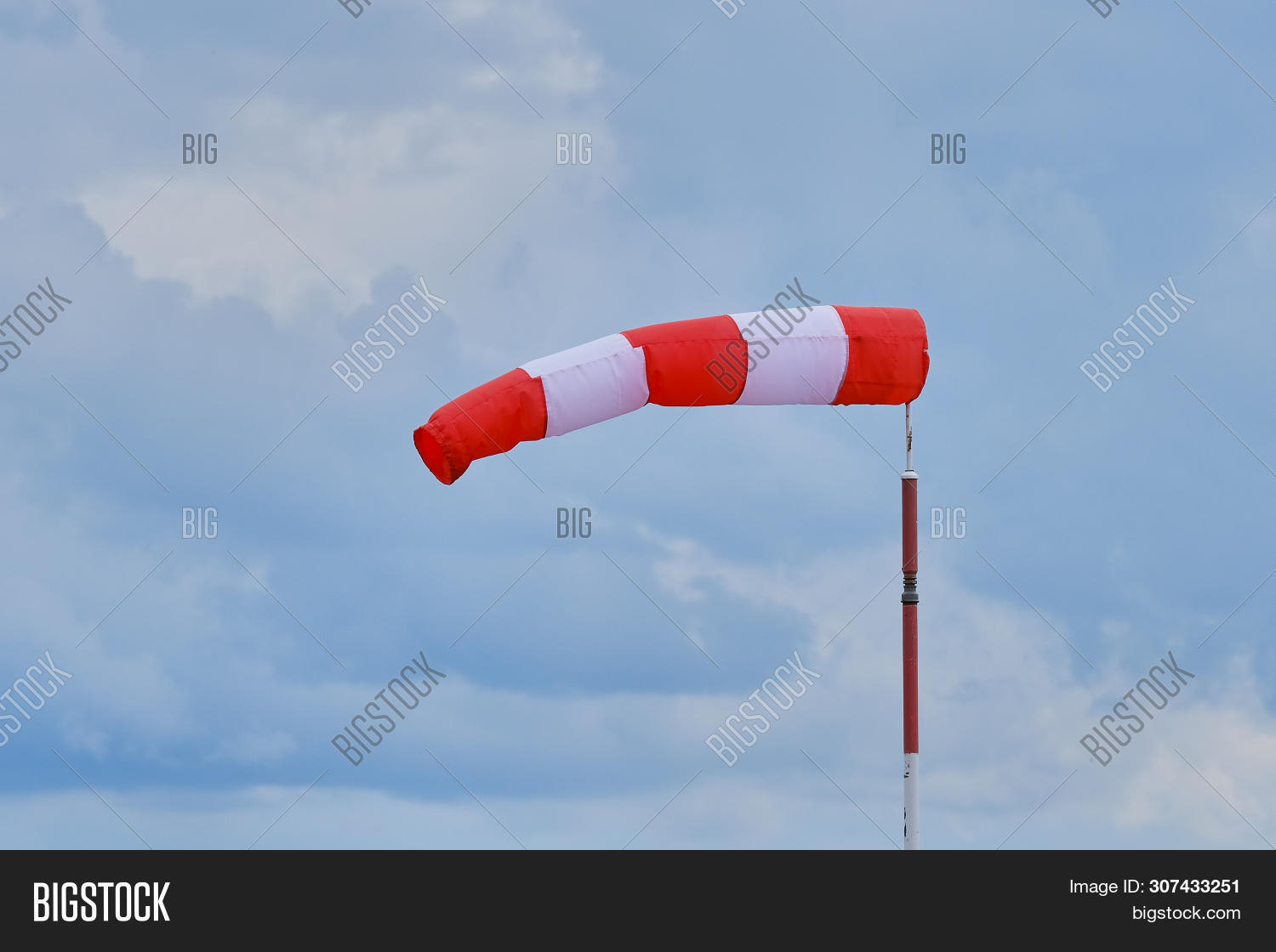 Windsock During Strong Image & Photo (Free Trial) | Bigstock
