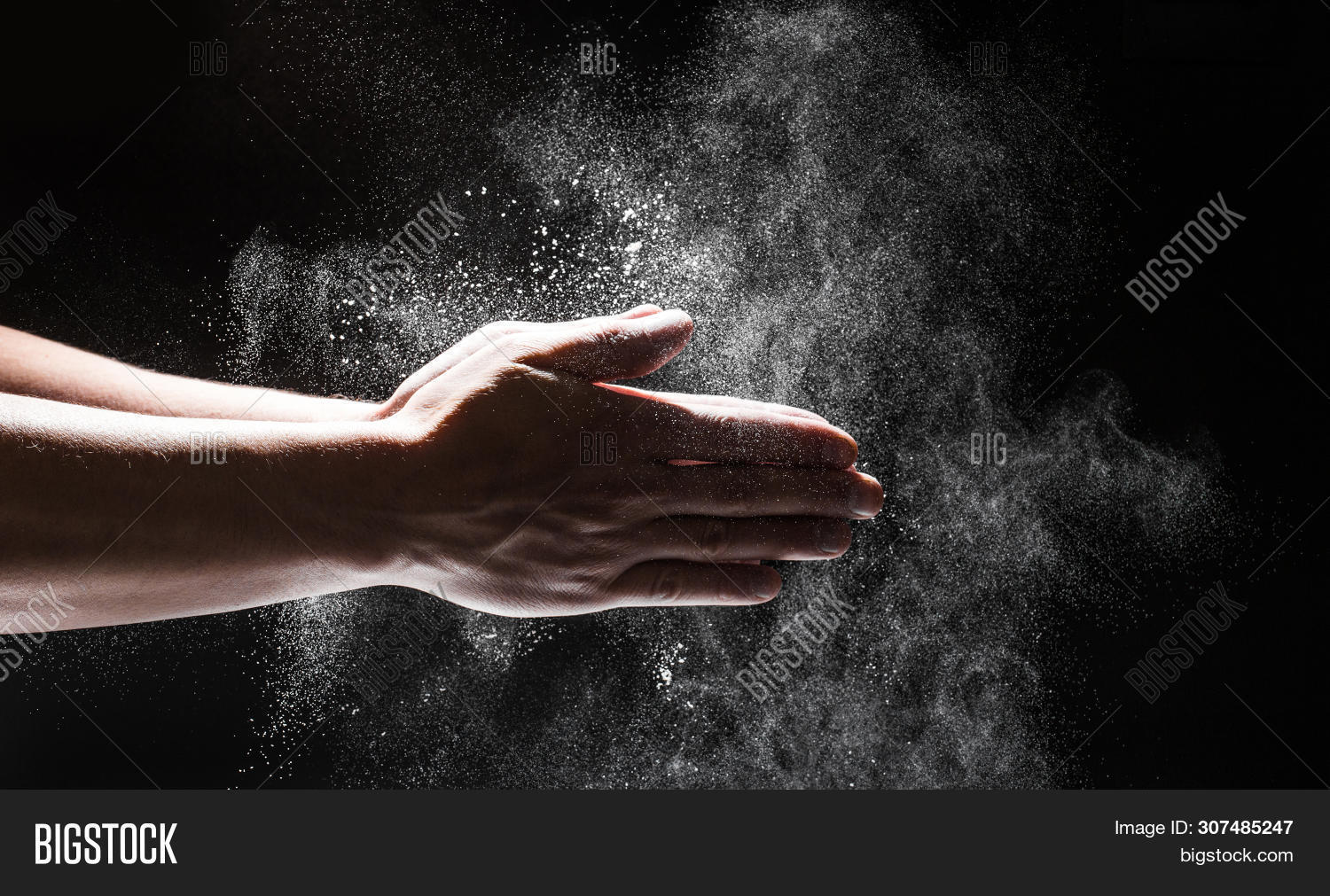 Powdery Flour Flying Image & Photo (Free Trial) | Bigstock