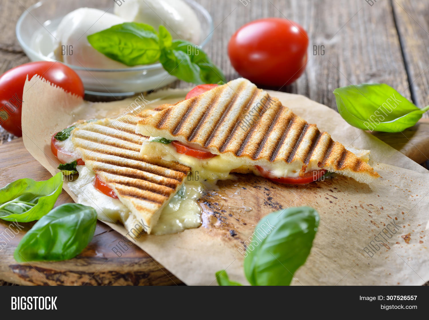 Pressed Toasted Panini Image & Photo (Free Trial) | Bigstock