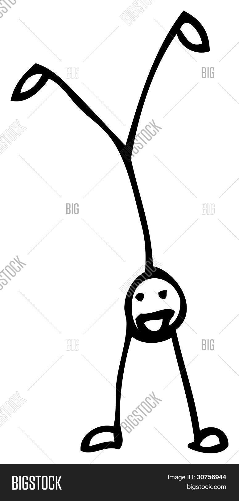 Cartoon Stick Man Image & Photo (Free Trial) | Bigstock