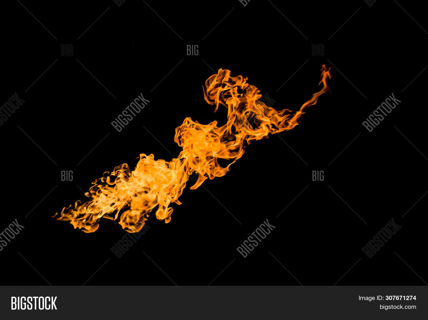 Fire Shape Figure Face Image & Photo (Free Trial) | Bigstock