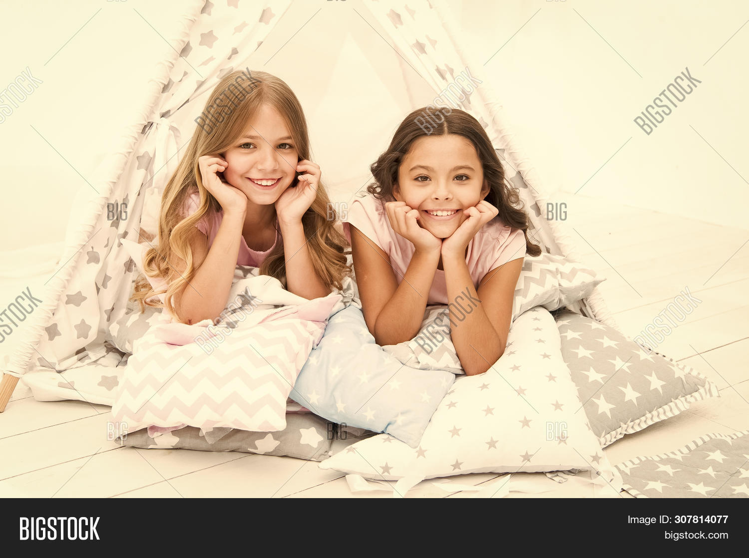 Girls Having Fun Tipi Image & Photo (Free Trial) | Bigstock