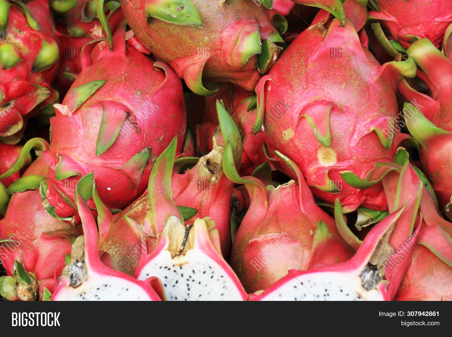 Dragon Fruit Texture Image & Photo (Free Trial) | Bigstock