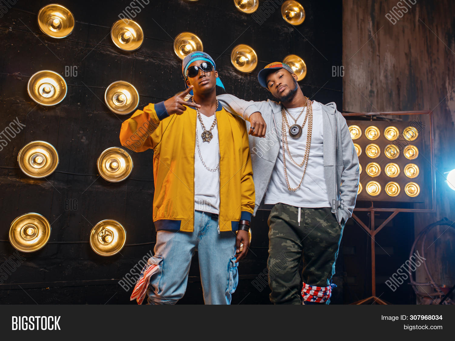 Two Black Rappers Caps Image & Photo (Free Trial) | Bigstock