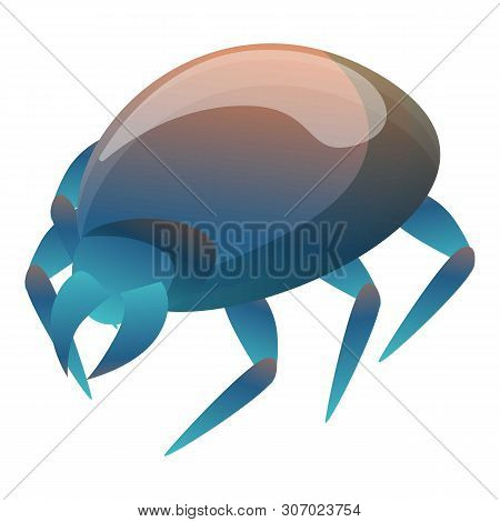 Blue Mite Icon. Vector & Photo (Free Trial) | Bigstock