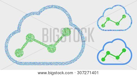 Dot Mosaic Cloud Vector & Photo (Free Trial) | Bigstock