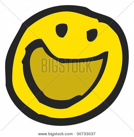 Crazy Cartoon Smiley Image & Photo (Free Trial) | Bigstock