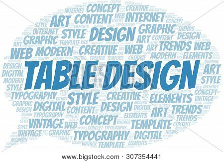 Table Design Word Vector & Photo (Free Trial) | Bigstock