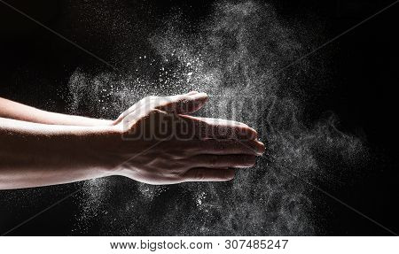 Powdery Flour Flying Image & Photo (Free Trial) | Bigstock