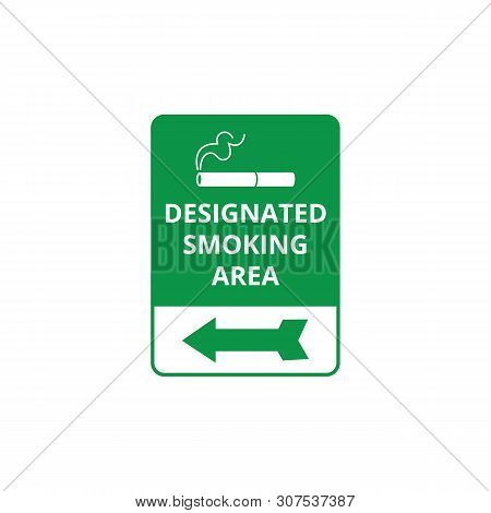 Designated Smoking Vector & Photo (Free Trial) | Bigstock