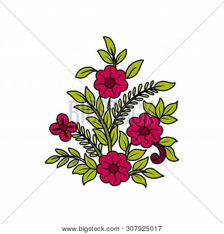 Graphical Flower Vector & Photo (Free Trial) | Bigstock