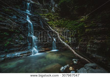 Waterfall Swimming Image & Photo (Free Trial) | Bigstock
