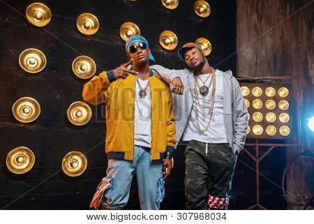 Two Black Rappers Caps Image & Photo (Free Trial) | Bigstock
