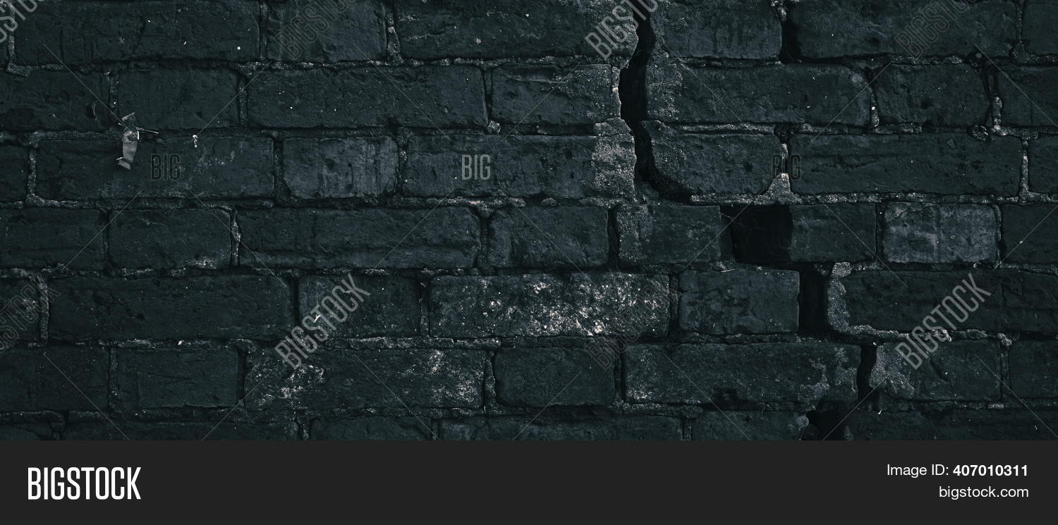Cracked Blue Brick Image & Photo (Free Trial) | Bigstock